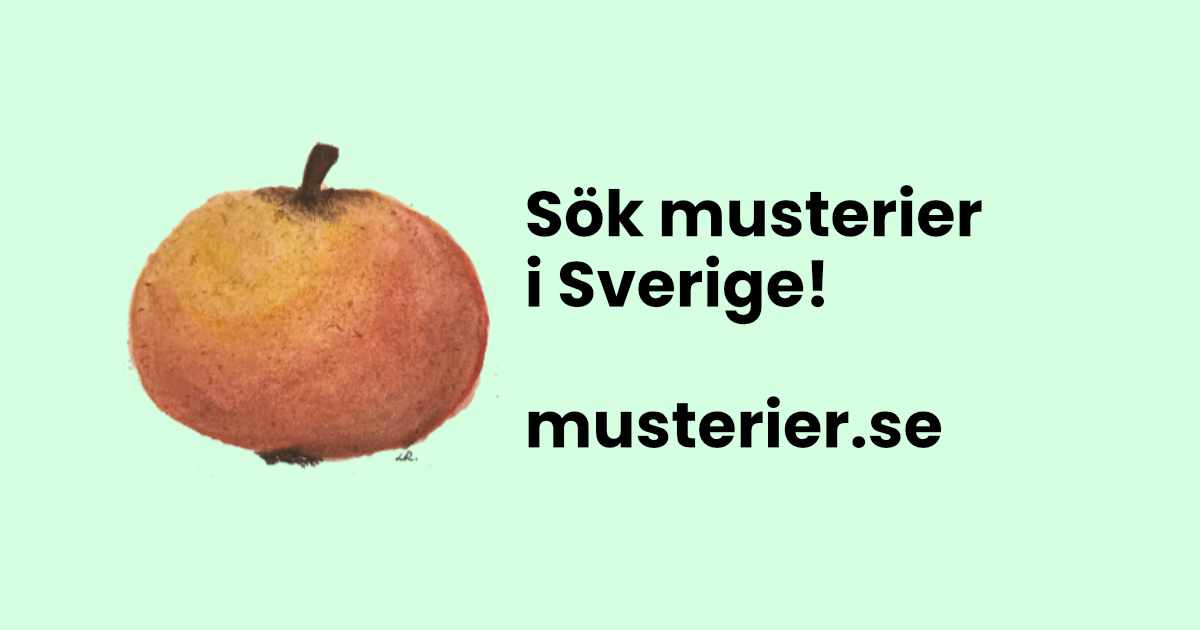 Äppelmusteri: Trädgårdens musteri - Musterier i Sverige